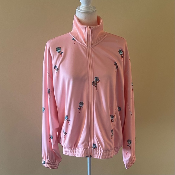 adidas | Jackets & Coats | Adidas Women Coral Floral Long Sleeve ...